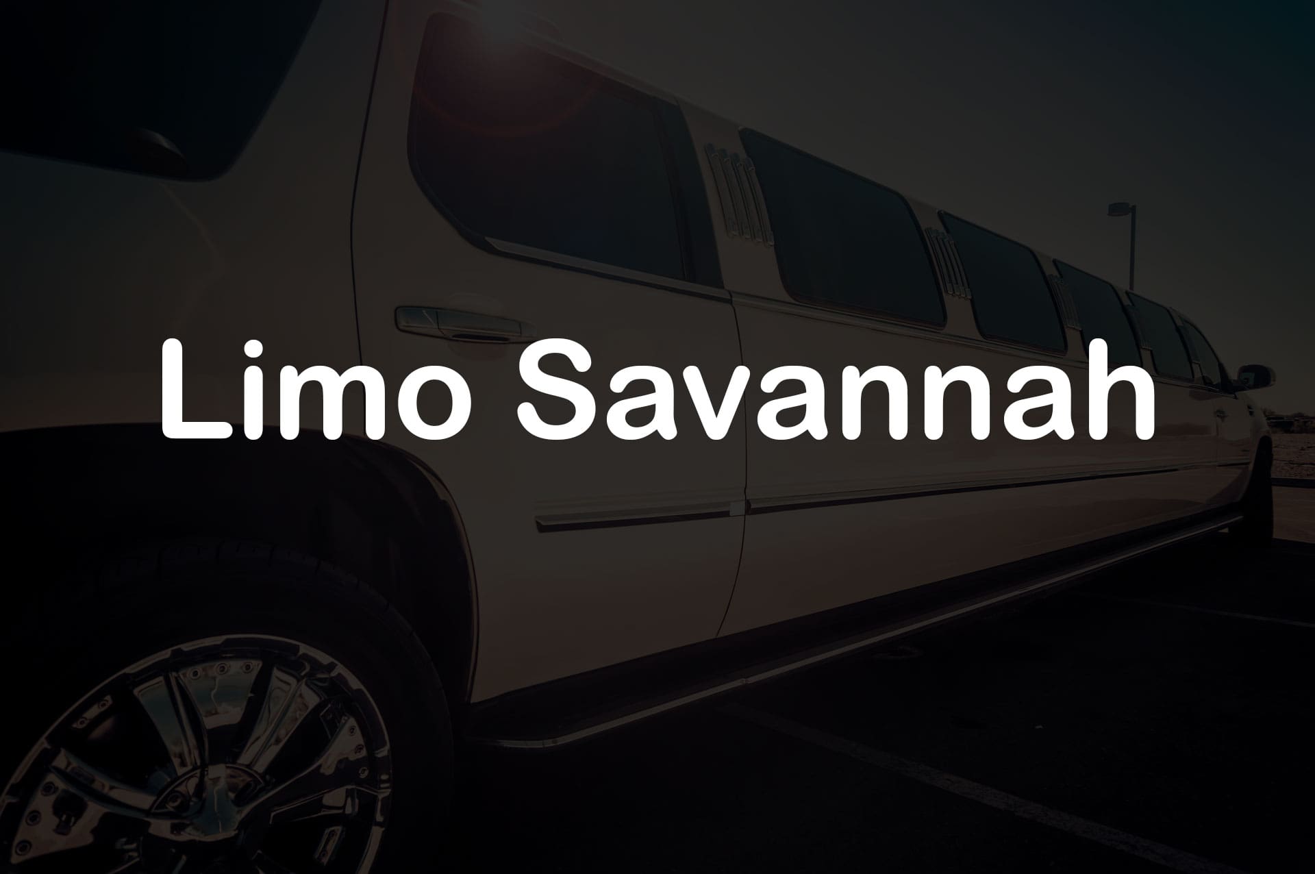 Home | Limo Service Savannah